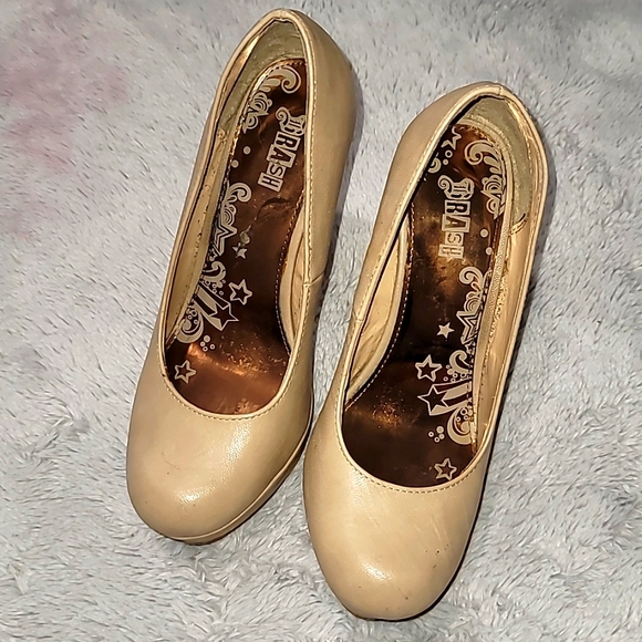 Brash | Shoes | Beige High Heels | Poshmark